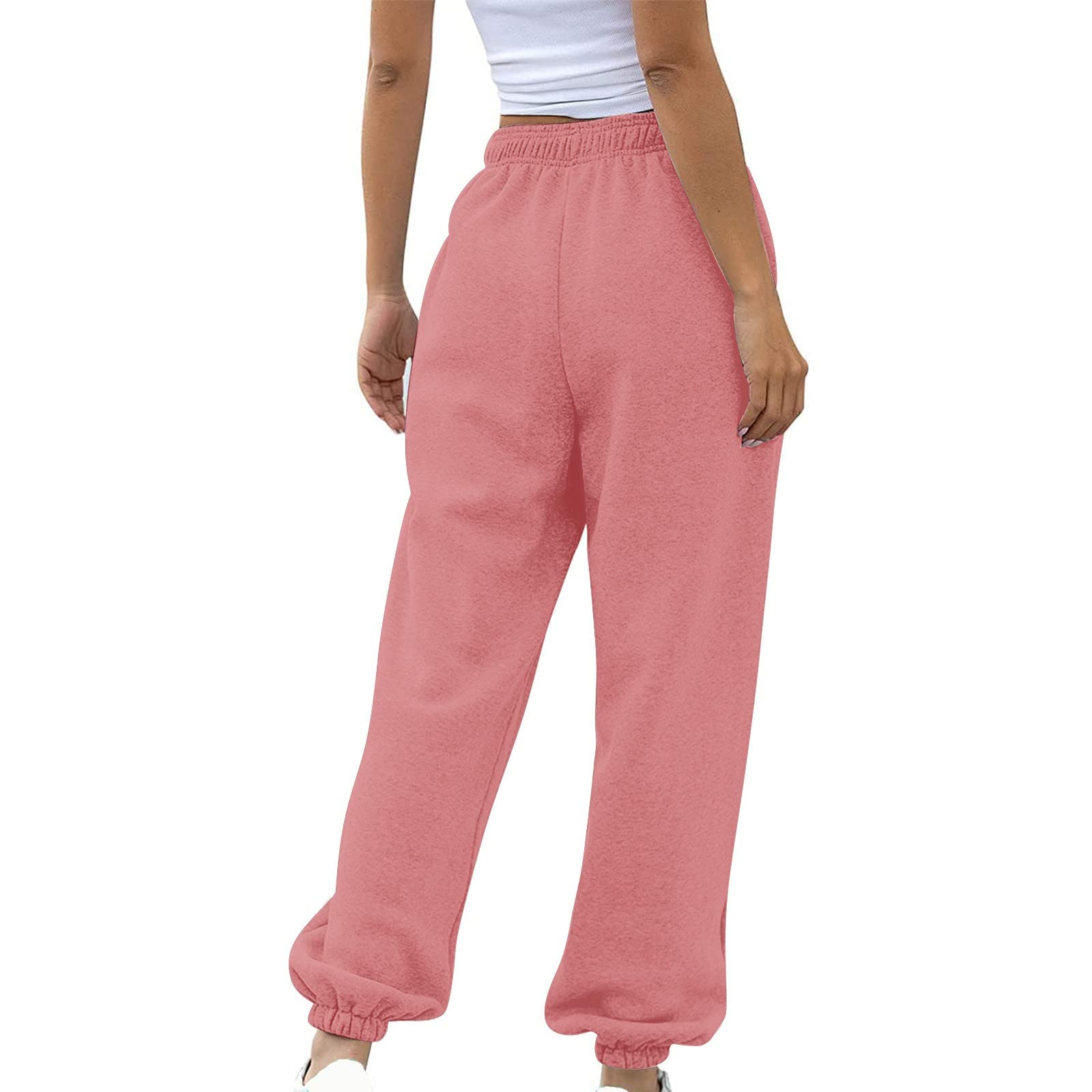 4X Plus Size Pants Women's Bottom Sweatpants Joggers Pants Workout High Waisted Yoga Pants 3X Workout Pants for Women