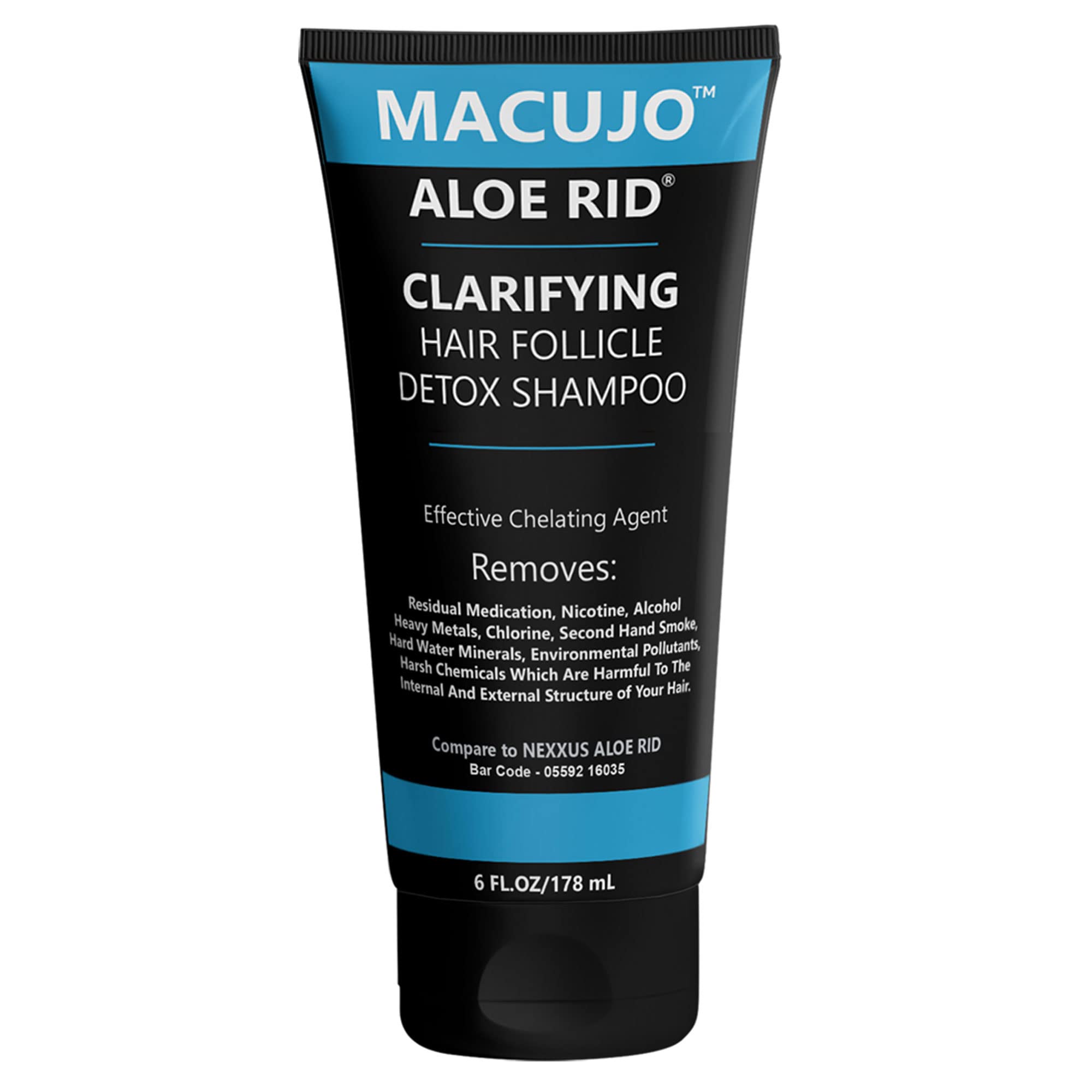 Macujo Aloe Rid Detox Shampoo and Zydot UltraClean Method, Deep Cleans, All Pollutants, Residual Medications, Nicotine, Alcohol, Chlorine, 2nd Hand-Smoke
