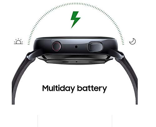 SAMSUNG Galaxy Watch Active 2 (40mm, GPS, Bluetooth, Unlocked LTE) Smart Watch with Advanced Health monitoring, Fitness Tracking , and Long lasting Battery, Aqua Black - (US Version)