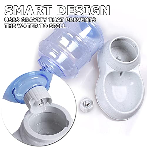 VaygWay Self Dispensing Pet Waterer β Automatic Gravity Dog Cat Waterer - Pet Water Dispenser Dogs Cats β Dog Water Bowl Water Dish β Automatic Water Bowl for Pets