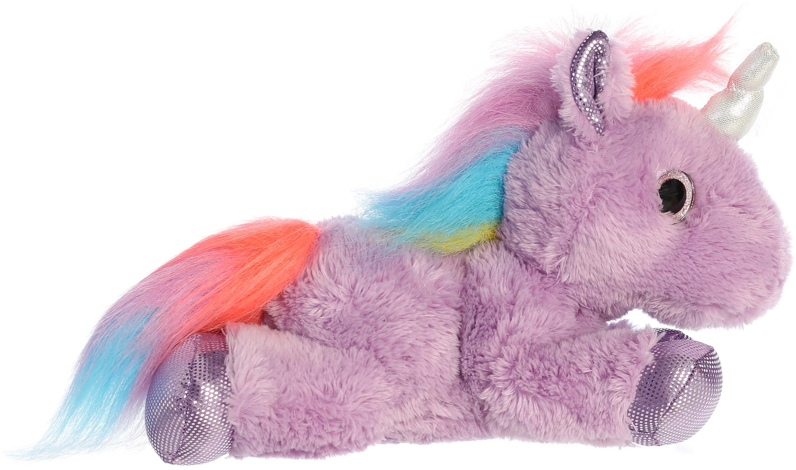 Aurora® Enchanting Sparkle Tales™ Electra Unicorn™ Stuffed Animal - Magical Adventures - Endless Play - Purple 12 Inches