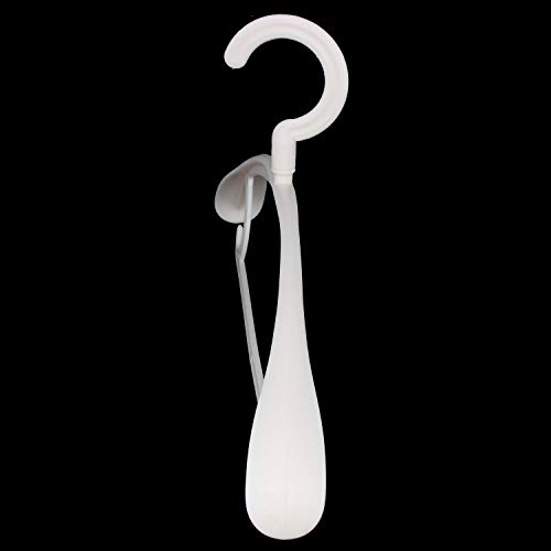 Plastic Clothes Hanger, Extra Thick Plastic Wide Shoulder Adult 360 Degrees Rotate Slip Resistant Standard Clothing Hanger Ideal for Everyday Use Beige 20 Pack