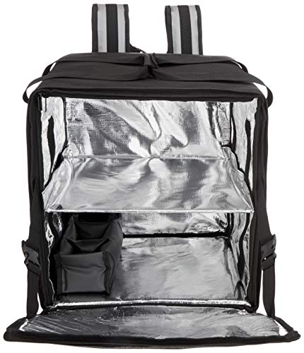 Pizza Delivery Backpack, 18"L x 15"W x 16"H (46 x 38 x 41 Centimeter), Cup Holder Included,Food Delivery Backpack, Food Delivery Bag, Thermal Backpack,Heat Insulated Backpack, Insulated Backpack