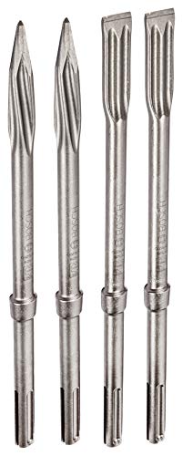 Bosch Accessories 2607017368 SDS-Max Chisel Set, Silver, 4-Piece