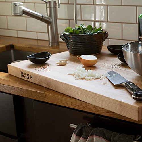 John Boos Block R02 Maple Wood Edge Grain Reversible Cutting Board, 24 Inches x 18 Inches x 1.5 Inches