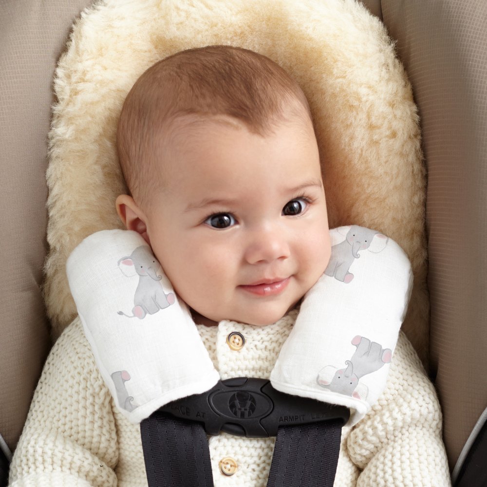 Aden by aden + anais Classic Car Seat Strap Covers, 2-Pack, to The Moon