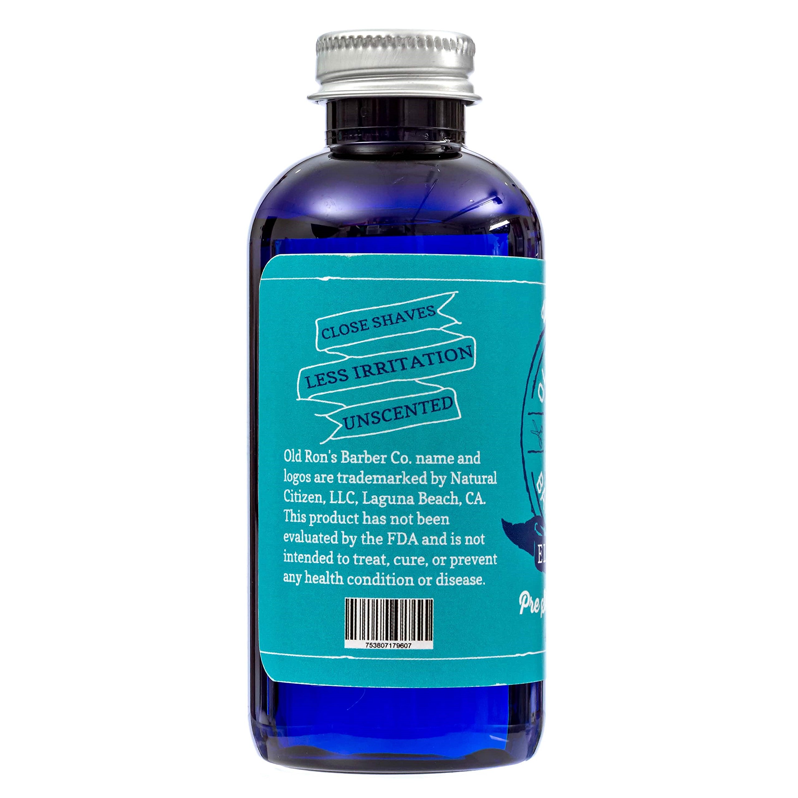 Electric Pre-Shave Splash - Unscented - 4 Oz Bottle
