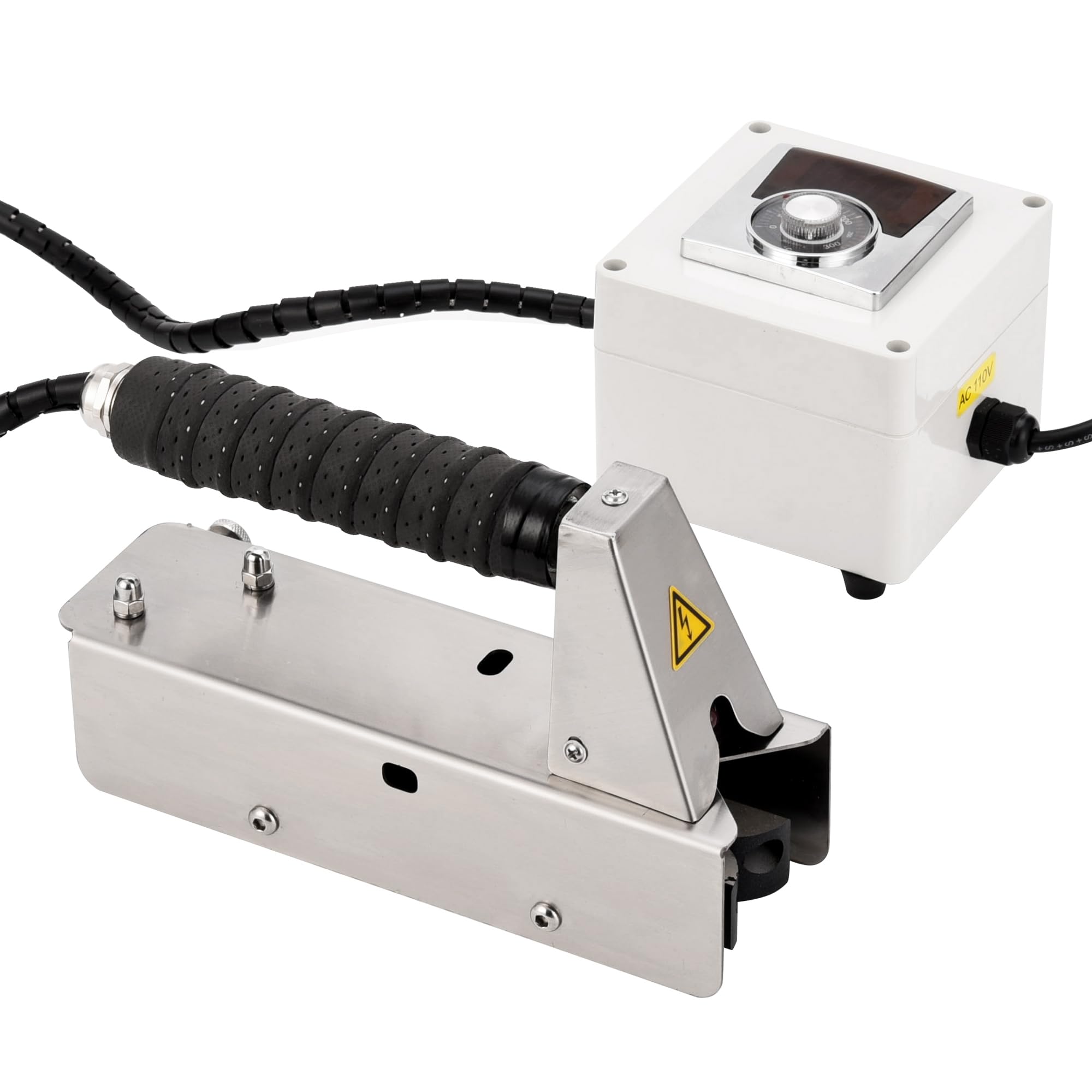 Hand Rotary Sealer with Digital Temperature Controller for Extra-Long Length Industrial Bags,Thick Mylar Bag Continuous Sealing Machine