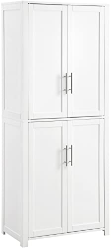 Crosley Furniture Savannah Tall Pantry, White