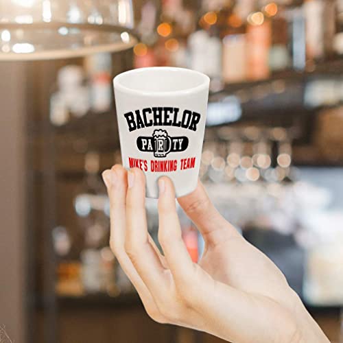 Shot Glasses Bar Accessories Custom Personalized Photo Picture & Text Alcohol Bar Supplies 1 Shot Ceramic 2 Oz