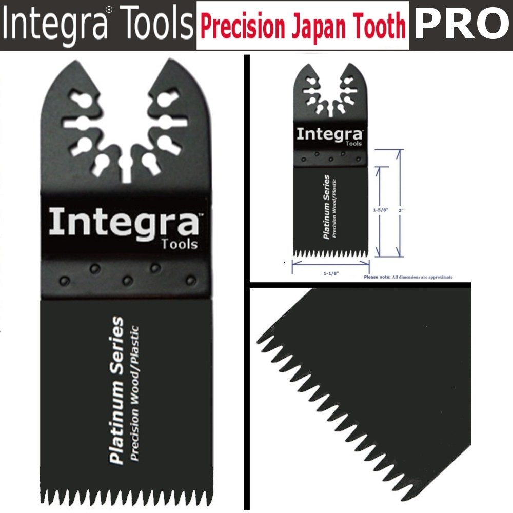 50 Pieces Pro Grade Universal Blade for Fein Dremel,bosch Oscillating Multi Tool Features Bi-metal Wood Japan Tooth Fits