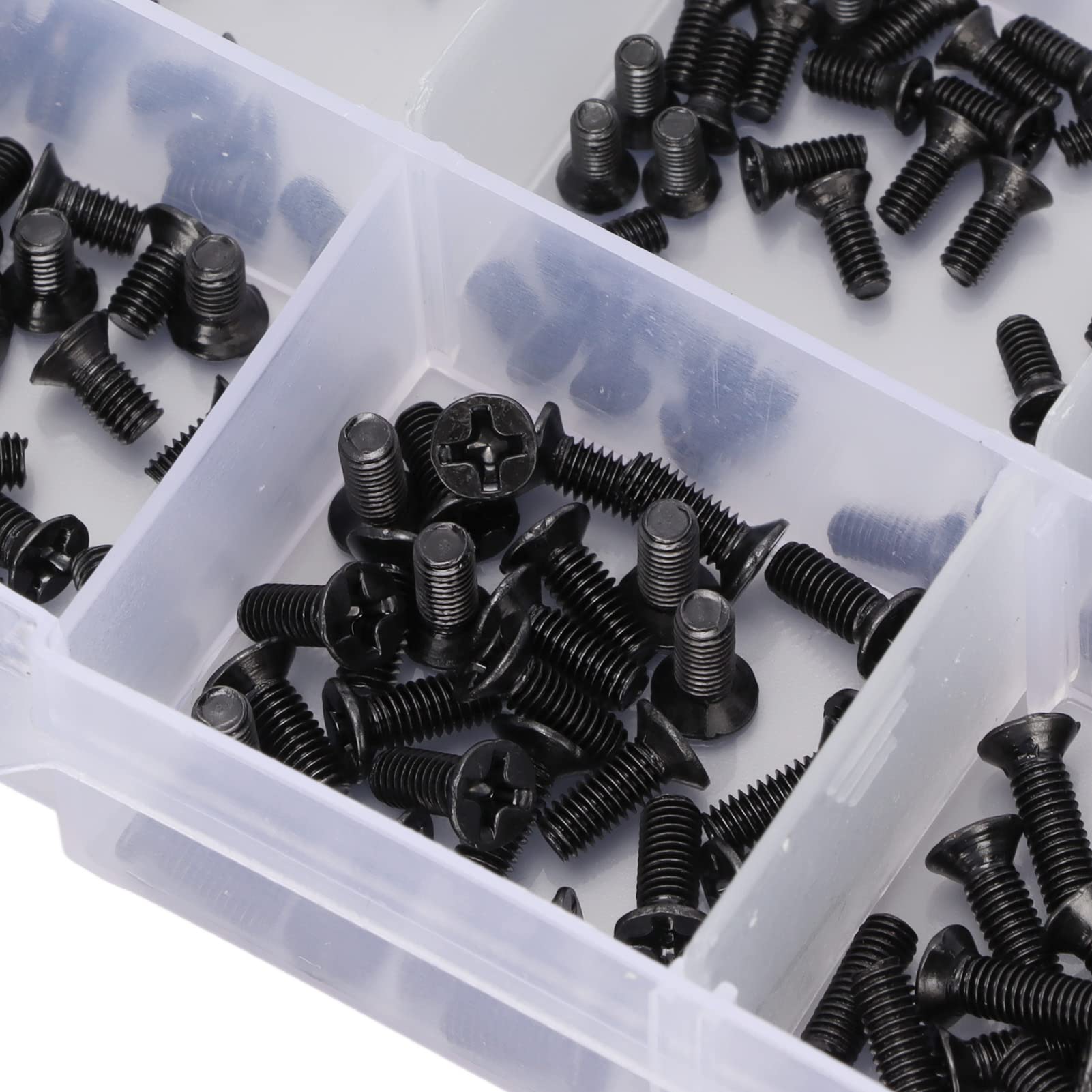 450 Pcs/Set M2 M2.5 M3 Laptop Notebook Computer Screws Replacement Kit, with Storage Box, for Repair of All Major Brands of Laptops