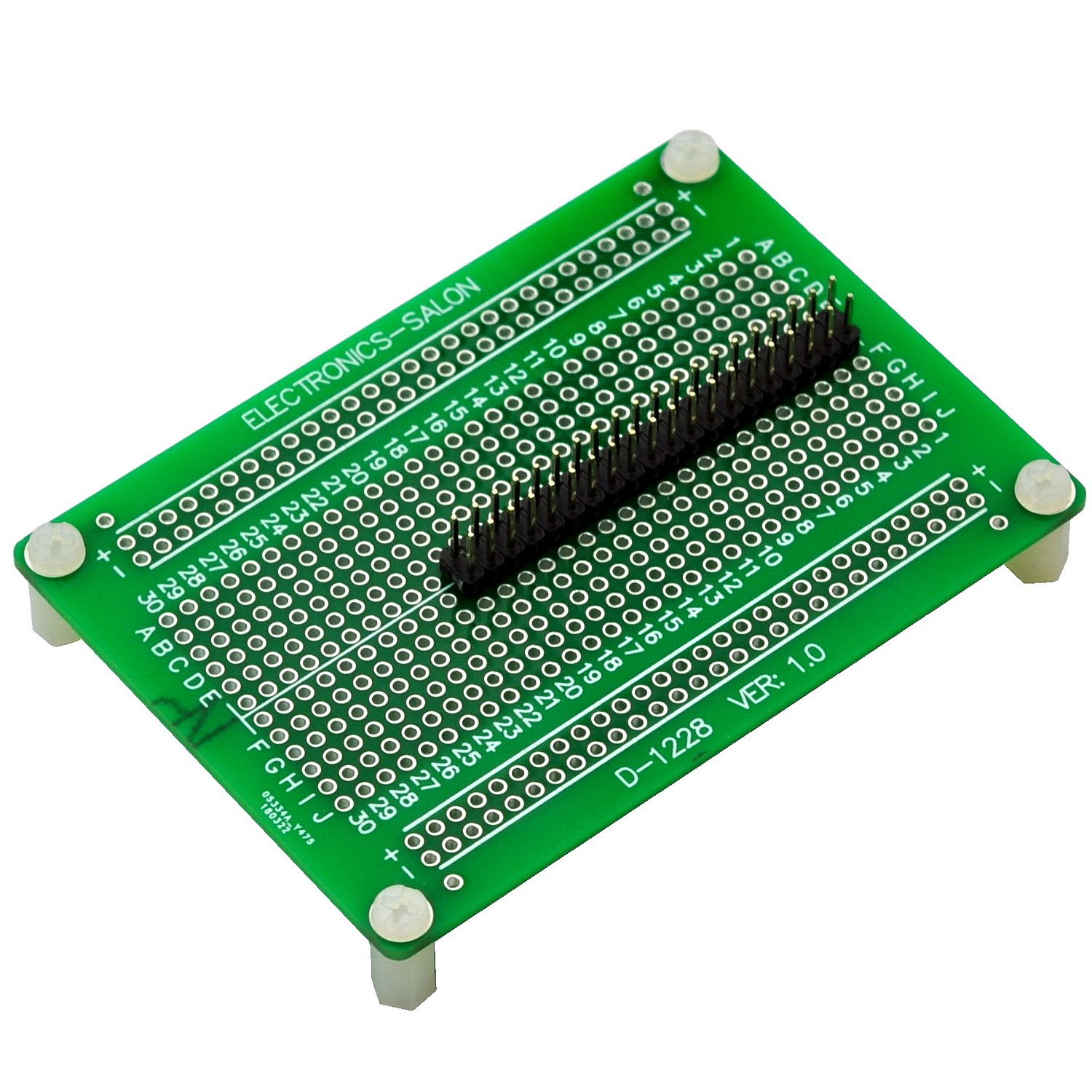Electronics-Salon 4X Solderable Breadboard Proto Board PCB DIY Kit for Raspberry Pi 2/3 Model A B A+ B+ Zero