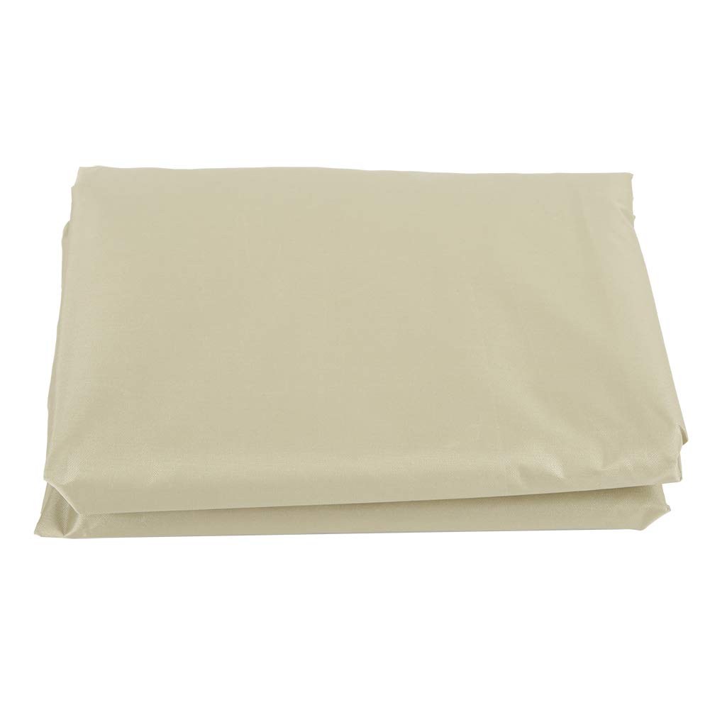 Outdoor Swing Cushion Cover, 3 Seater Replacement Swing Seat Pads Cushion for Patio Garden Yard Swing Chair(Beige)