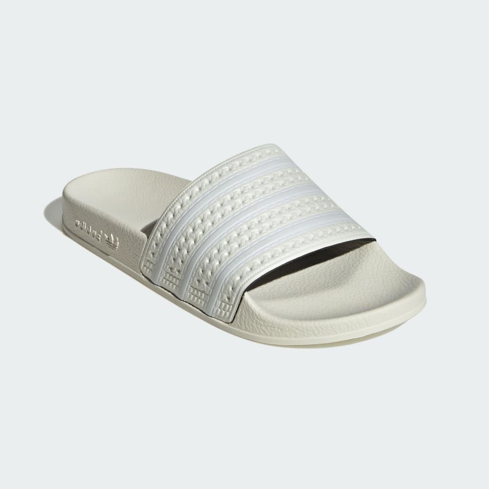 adidas Adilette Slides Women's, White, Size 10