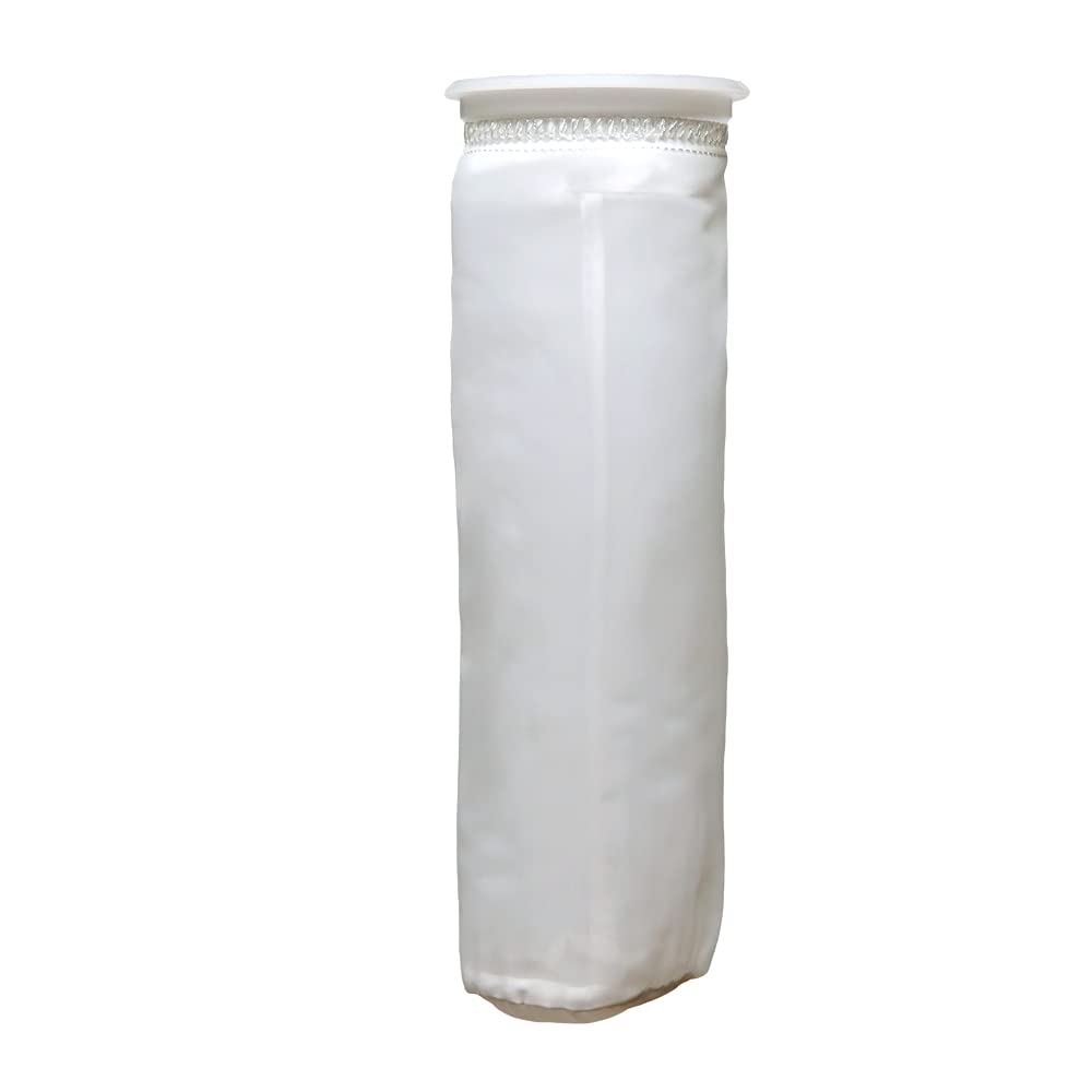 Reefsys 4 Inch Ring Cylindrical Nylon Filter Socks 200 Micron 4-Pack