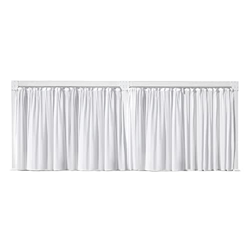 Joyside 12β x 20β Outdoor Louvered Pergola - Patio Aluminum Pergola with Adjustable Louvered Roof, Water-Proof Gazebo Sunshade Shelter with Netting Included, White Frame