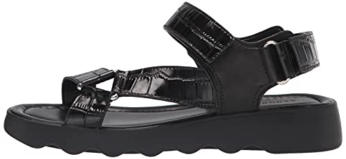 Aerosoles Women's Wave Sport Sandal, Black Croco, 8