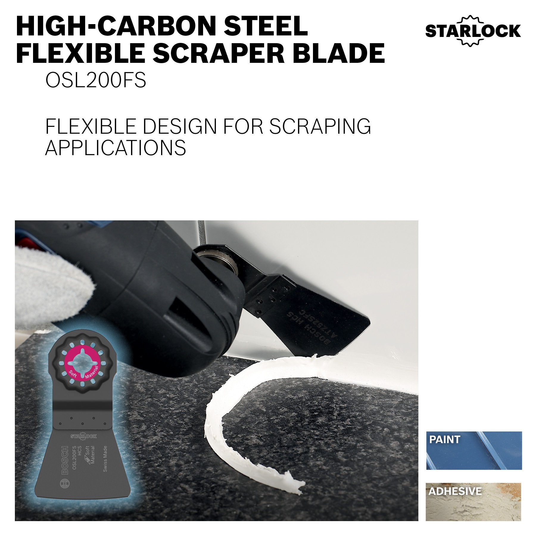 BOSCH Oscillating Saw and Scraper Blade Bundle