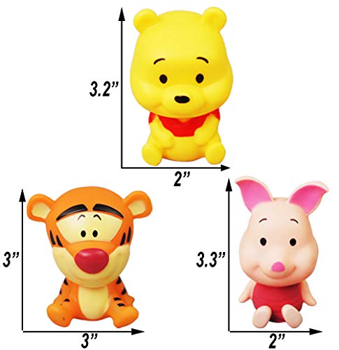 Winnie The Pooh Party Cake Topper, Pooh Bear Cake Topper for Birthday Baby Shower Party Cake Decorations