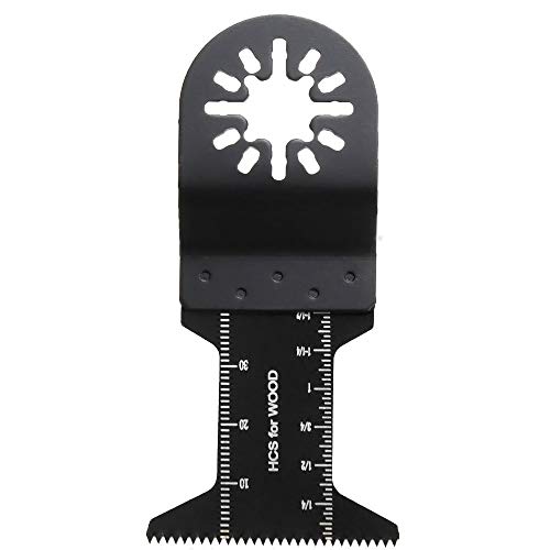 48PCS Metal Wood Oscillating Multitool Quick Release Saw Blades Fit Fein Multimaster Porter Cable Bosch Dremel Craftsman Ridgid Ryobi Makita Milwaukee Dewalt Rockwell (48Pcs)