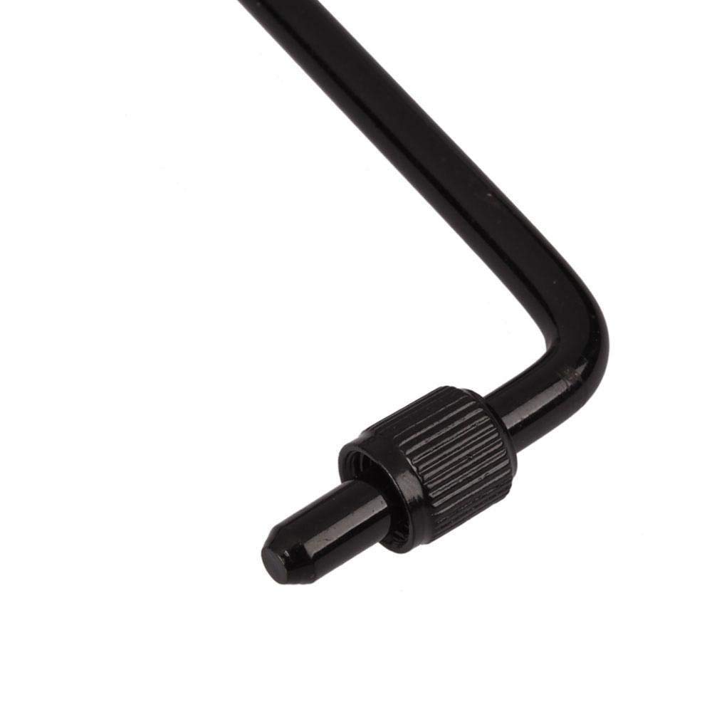 6mm/0.24" Guitar Double Tremolo Arm Whammy Bar Compatible for Floyd Rose Electric Guitar Tremolo Br idge System Parts, Black (2 Pack)