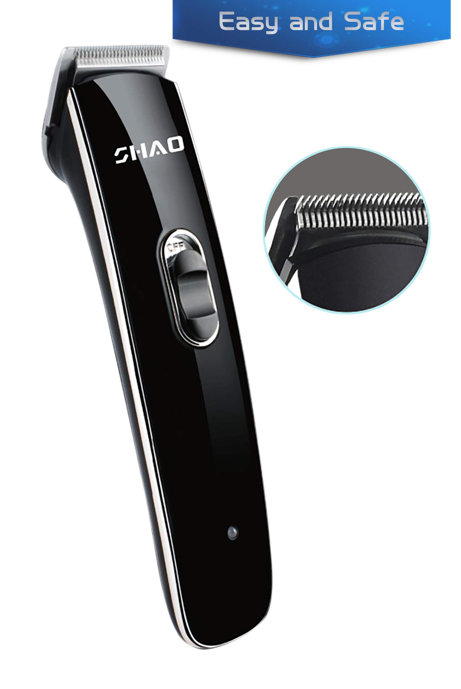 Electric Shaver and Beard Trimmer - 5 in 1 Multi-functional Rechargeable Cordless Grooming Kit for Men and Women- Face, Body, Beard, Nose Hair Trimmer with Micro Shaver, RCF-2059 (Black)