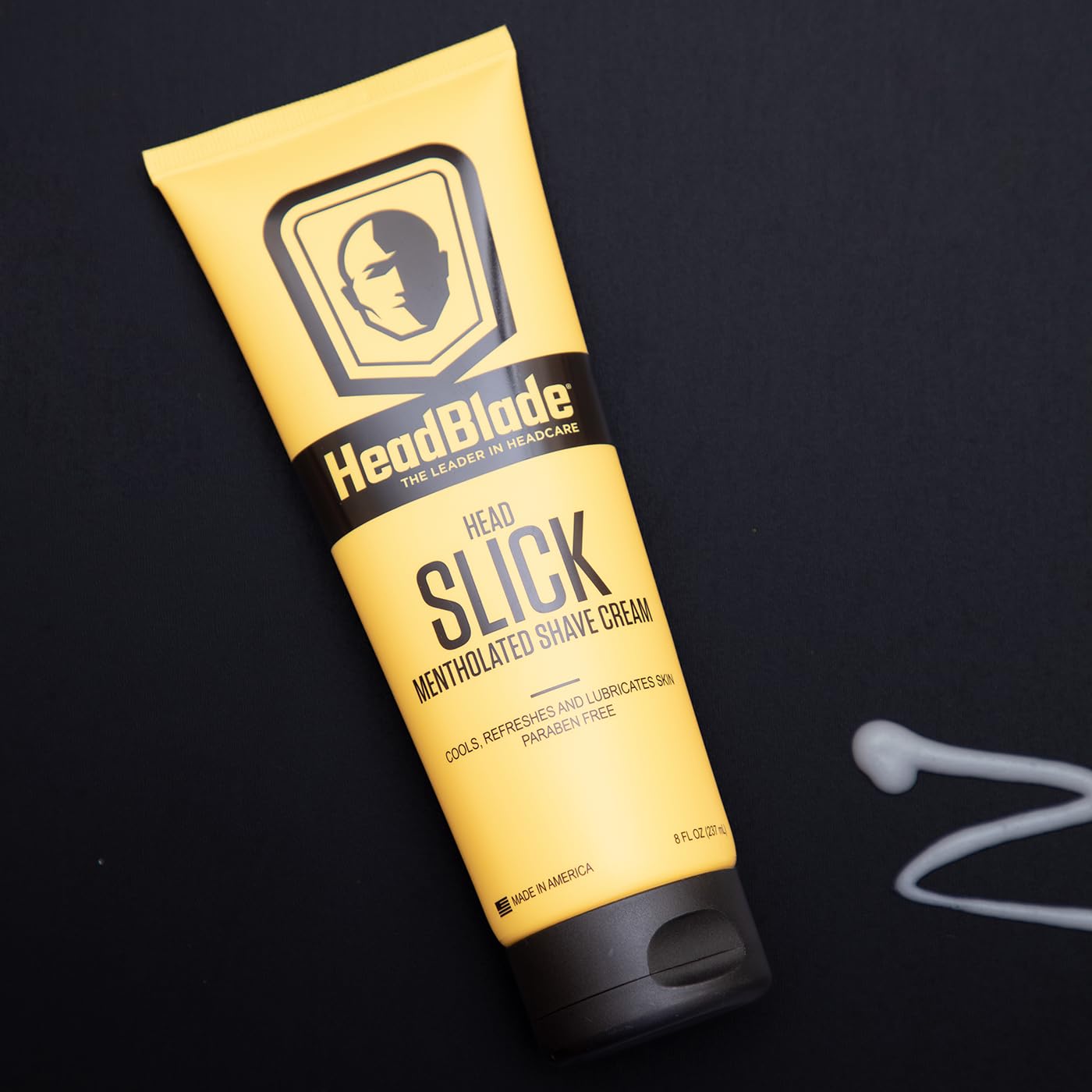 HeadBlade ATX Razor and HeadSlick Shave Cream (8 oz) Bundle - No more Nick, Cuts, or Razor Burns