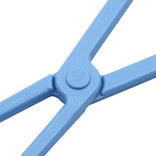 MACGOAL Reptile Feeding Clip Tongs Plastic Terrarium Lizards Turtles Reptile Tweezers Reptile Feeding Tool 9.45 Inches
