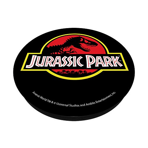 Jurassic Park Classic Original Logo PopSockets PopGrip: Swappable Grip for Phones & Tablets