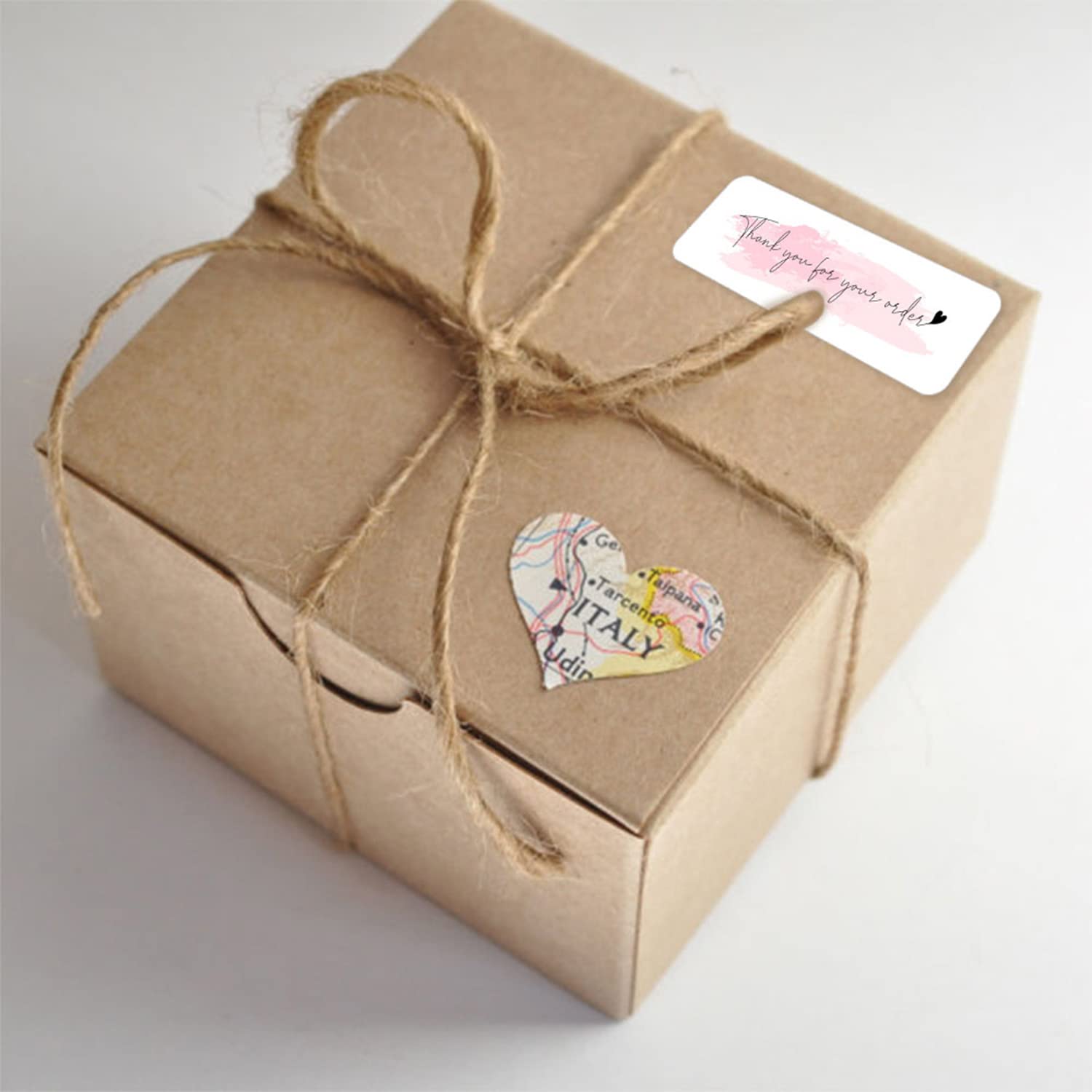 480pcs (1"x 3") Thank You Stickers Pink for Business, Rectangle Labels Online Retailers, Boutiques, Shops to Use on Bags, Boxes and Envelope.