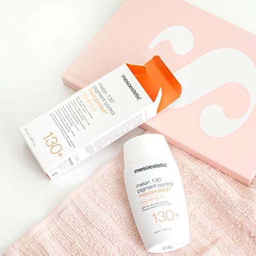 Mesoestetic Mesoprotech Melan Cream SPF 130+ Pigment Control-Protects Skin against UVB, UVA, HEV, IR-Facial Sunblock