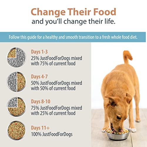 JustFoodForDogs Pantry Fresh Dog Food, Human Grade Chicken & White Rice (12 Pack)