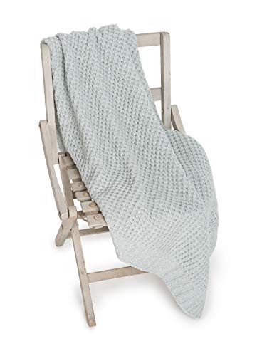 Barefoot Dreams Waffle Baby Blanket for Boys and Girls, Mother Accessories, Hand Knit Look