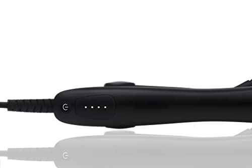 InStyler Max Prime 1.25” 2-Way Rotating Professional Tourmaline Ceramic Iron - Automatic Revolving Curling Iron Straightens & Styles Hair with Four Heat Settings