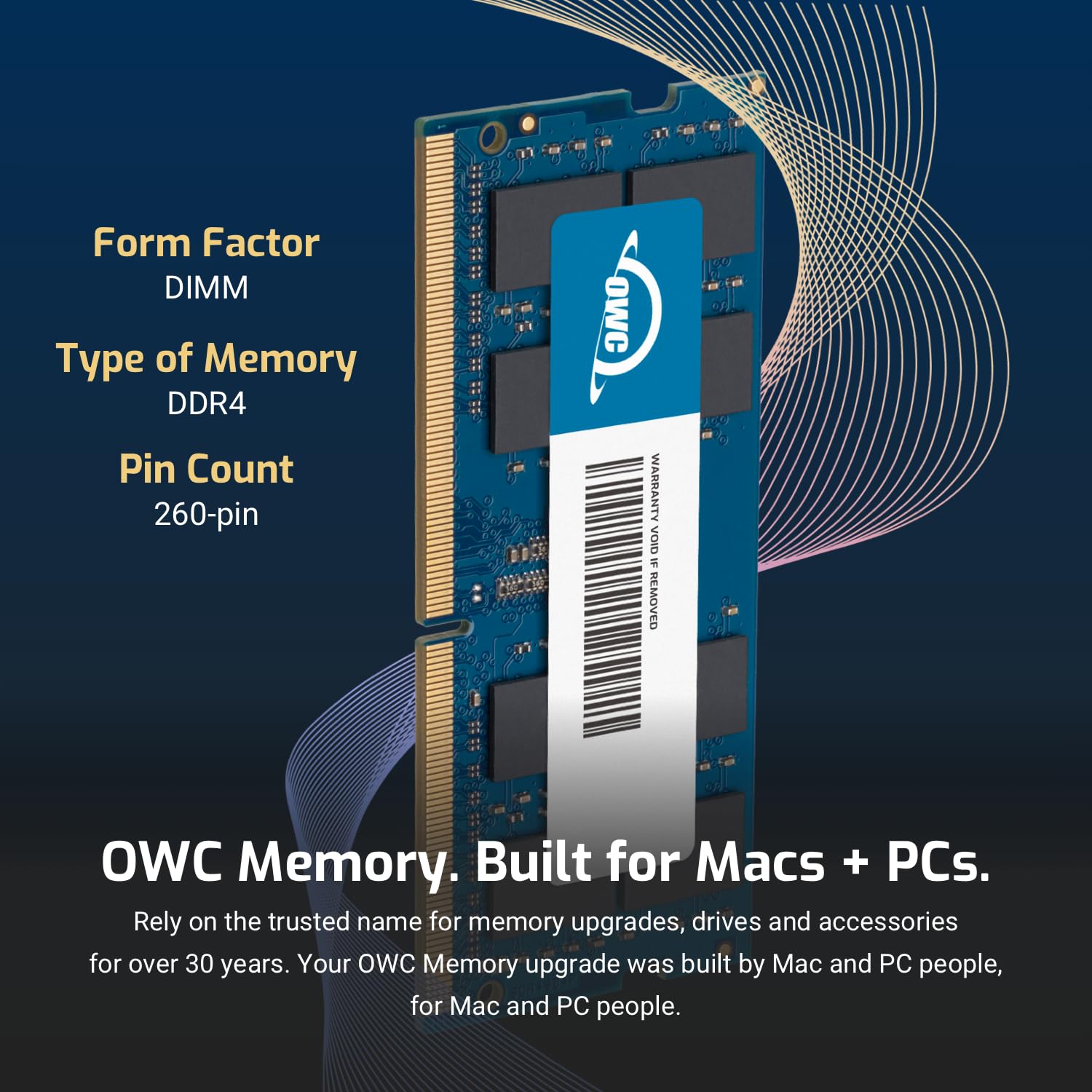 OWC 32GB (2 x 16GB) PC19200 DDR4 2400MHz 260pin SO-DIMMs Memory Ram Upgrade Compatible with 27" and 21.5" iMac (Mid 2017), and Compatible PCs Compatible with MP7N2G/A