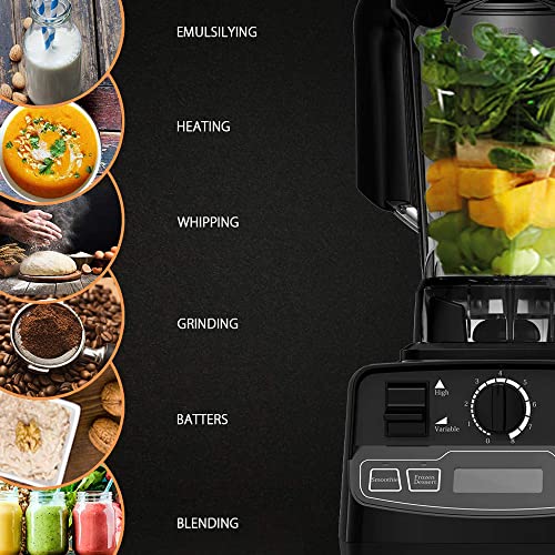 High-Powered 1450W Blender Smoothie Maker with Variable Speeds, Large Capacity Tritan Jar, 4 Preset Programs, Make Healthy Drinks & Meals Effortlessly