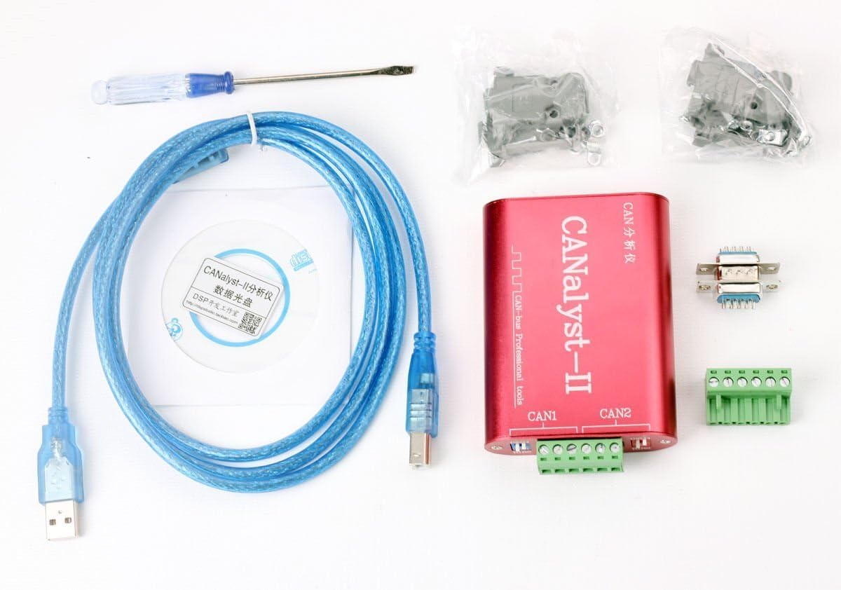 CANalyst-II USB to CAN Analyzer CAN-Bus Converter Adapter Support ZLGCANpro