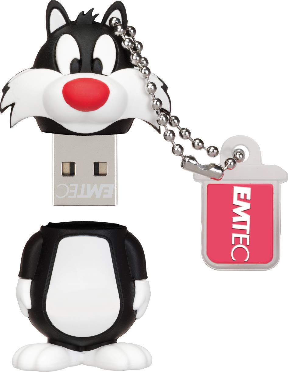 Emtec ECMMD16GL101 - USB 2.0 Flash Drive - 16 GB, 16 Go - Licence Range - L100 Collection - Looney Tunes - Sylvester - 3D Gum