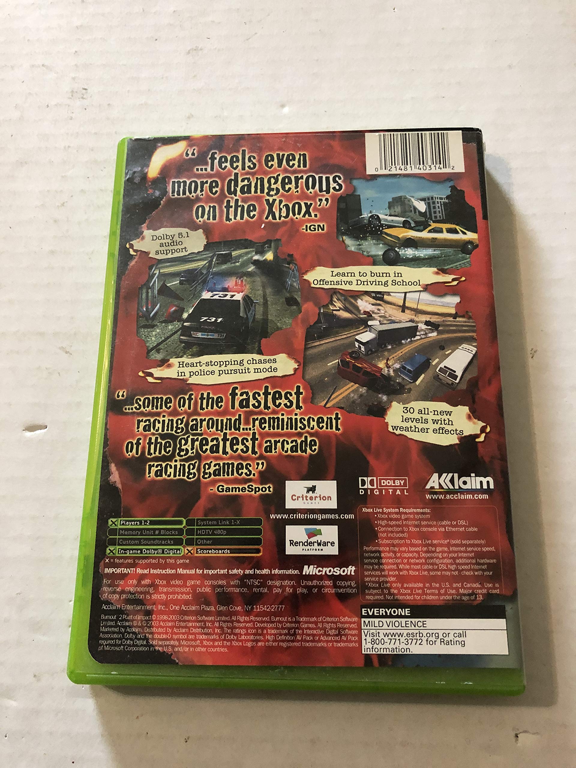 Burnout 2: Point of Impact (Renewed)