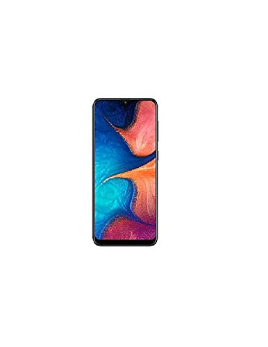 Samsung Galaxy A20 (32GB, 3GB RAM) 6.4" Super AMOLED, Fast Charge 4000mAh Battery, US & Global 4G LTE GSM Factory Unlocked A205G - International Model (Black, 32GB + 32GB SD Bundle (Single SIM))