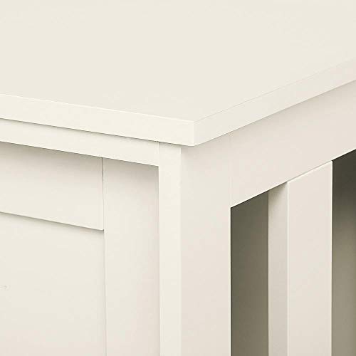 go2buy Antique White Stackable Sideboard Buffet Storage Cabinet with Sliding Door Kitchen Dining Room Furniture