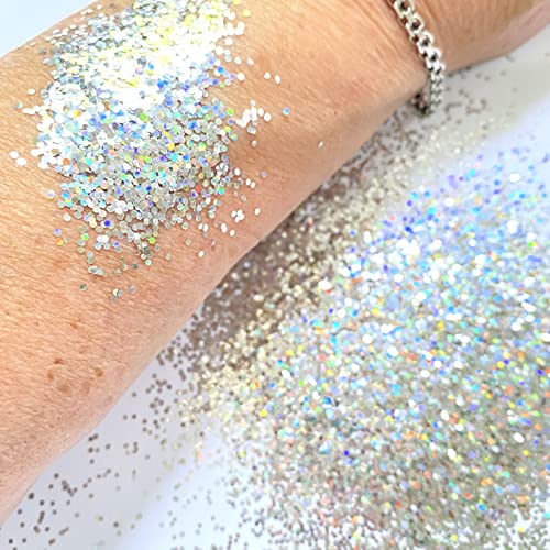 EcoGlimmer "DiscoBall Chunky" Cosmetic Biodegradable Eco Glitter - Plant-Based, Eco-Friendly Glitter Blend for Face, Body, Hair, Nails, and DIY Crafts - 15 Grams (1/2 Ounce)