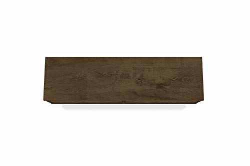 Manhattan Comfort Liberty Mid Century Modern Home Office Floating Desk, 42.28", Rustic Brown