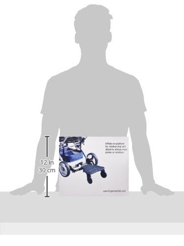 Englacha Easy Rider Trailer - Standing Platform - Quick and Easy to Use - Designed for Safety, Blue