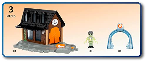 Brio World β 36007 Smart Tech Sound Spooky Train Station | Train Set Accessory Toy for Kids Age 3 Years and Up