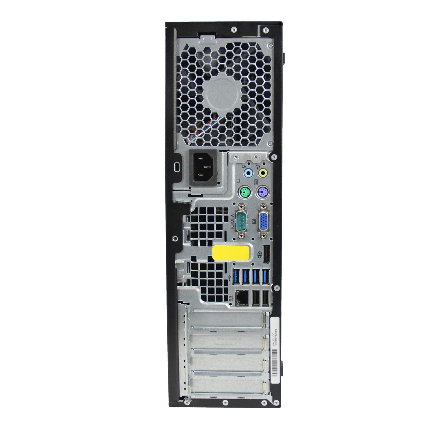 HP EliteDesk 6300 SFF, Intel i5, 8GB, 256GB SSD, Win 10, 24" Monitor, Wireless Keyboard WiFi (Renewed)