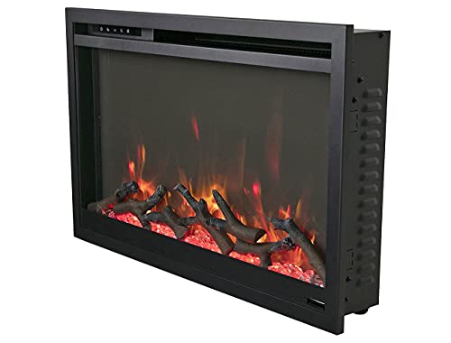 Amantii TRD Extra Slim 33" Traditional Electric Fireplace