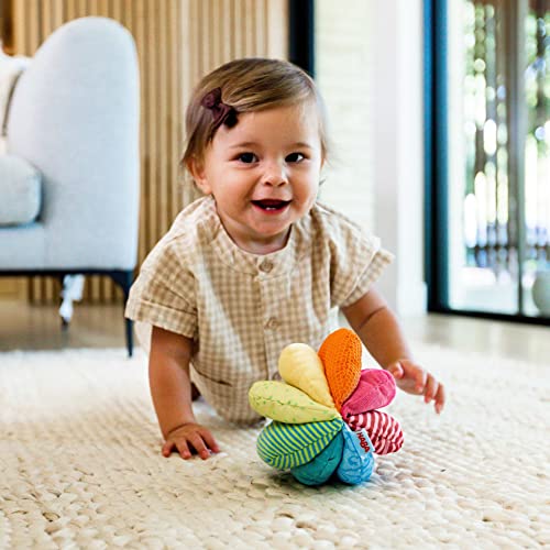 HABA Rainbow Fabric Ball - Machine Washable with 8 Different Sensory Affects