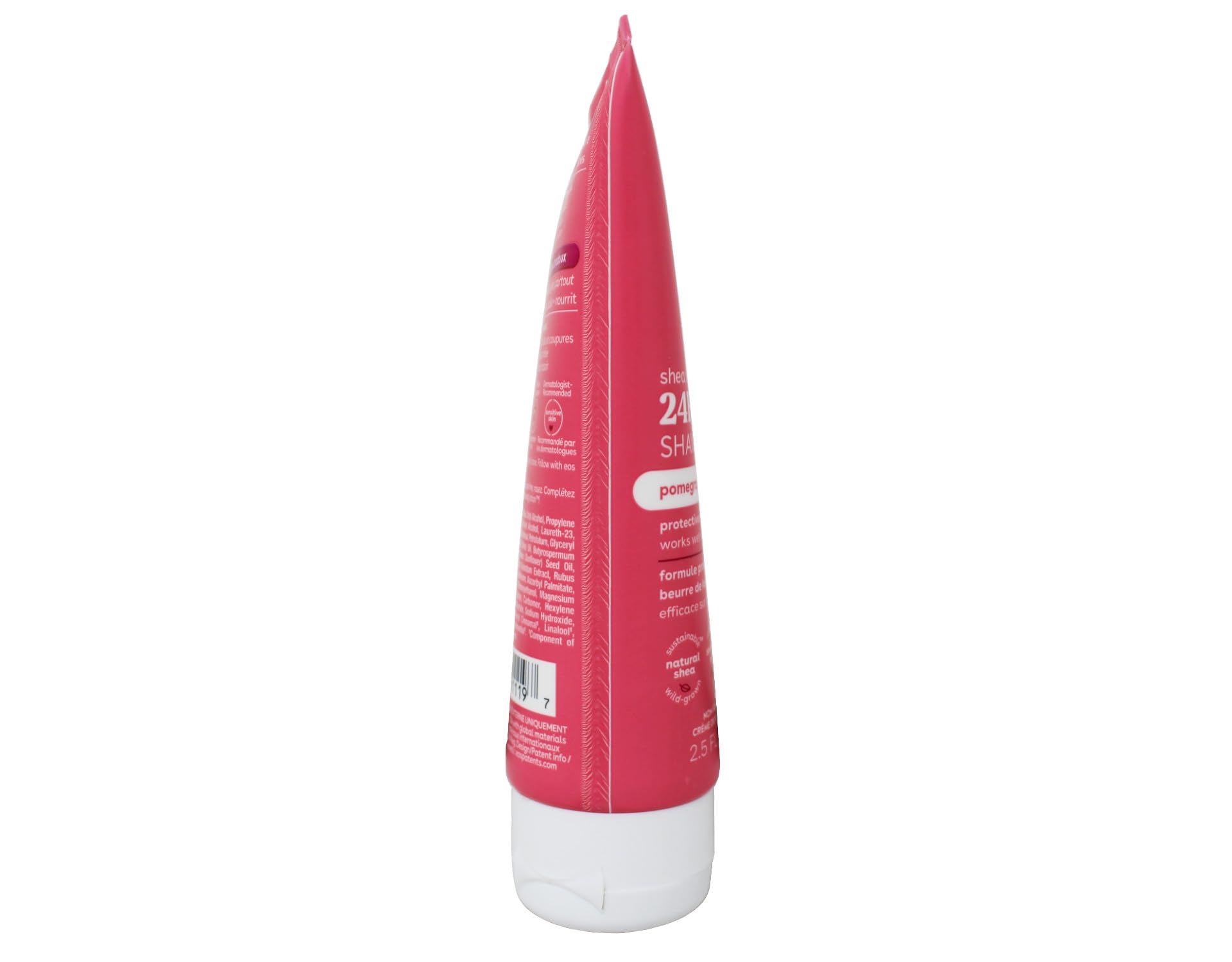 EOS Shea Better 24-Hour Moisture Non-Foaming Travel Size Shave Cream, Pomegranate Raspberry, Works Wet and Dry, Sensitive Skin, Natural Shea, 2.5 oz (Pack of 2)